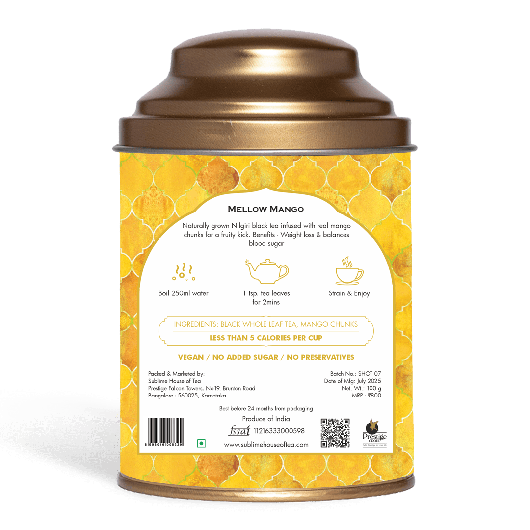 Shop Mellow Mango Tea Online | Loose Leaf Black Tea | Sublime